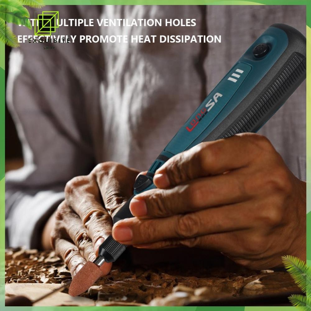 【EST】 Cordless Rotary Tool Kit 3-Speed Wireless Engraving Pen ...