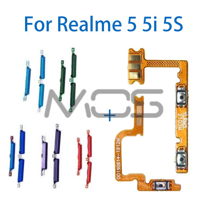 Power volume button flex For Oppo realme 5 5i 5S ON OFF Side Key switch ...