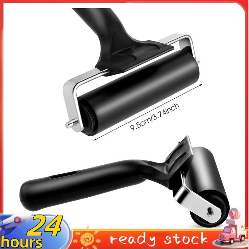 Ink Roller Thinp Rubber Brayer Roller, 3.74 Brayer Rollers For Crafting