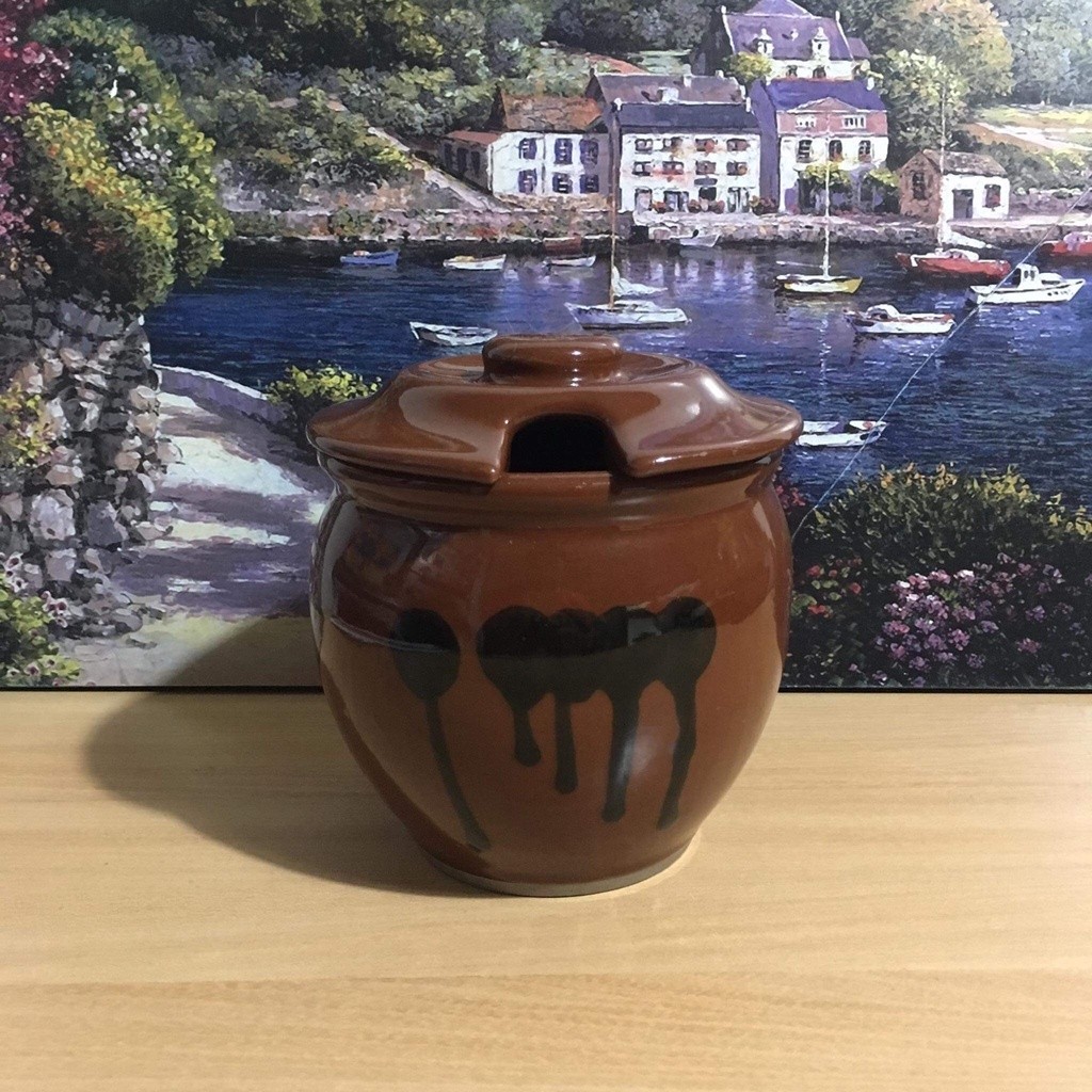 RR+＞!!!SALE!!! Brand New Unique and Collectible Glazed Brown Stoneware ...