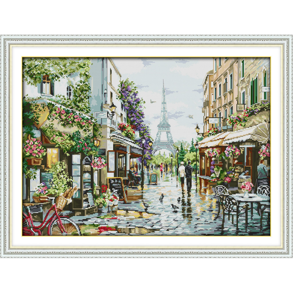 Joy Sunday Cross Stitch Ktis DMC Threads CroStitch Set DIY Needlework ...