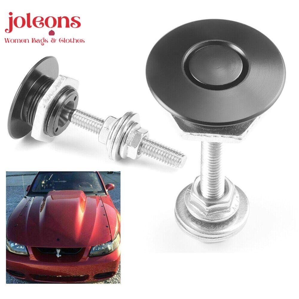 JOLEONS 2/4pcs Push Button Black Body Kit Car Accessory Front Bumper ...