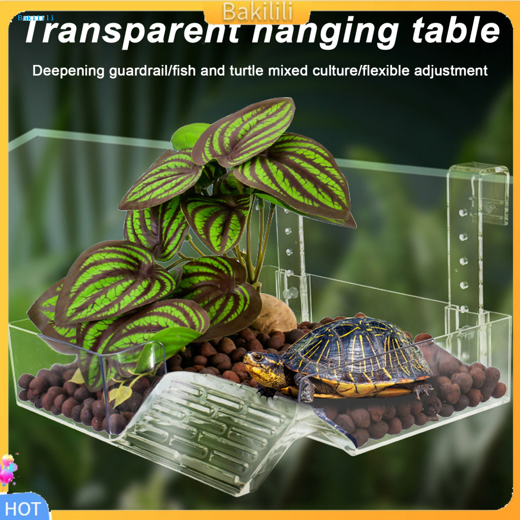 {Bakilili} Small Pet Basking Platform Reptile Floating Platform ...