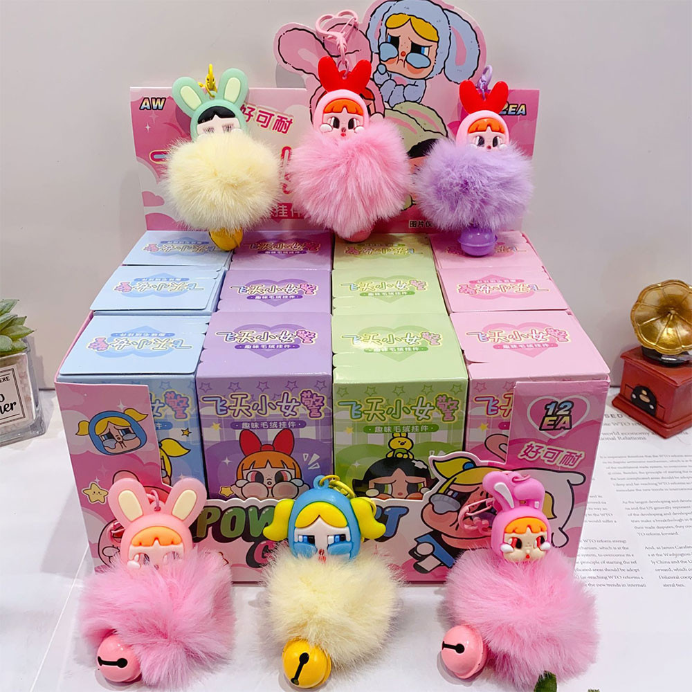 New plush ball crying baby bag pendant blind box cute cartoon plush ...