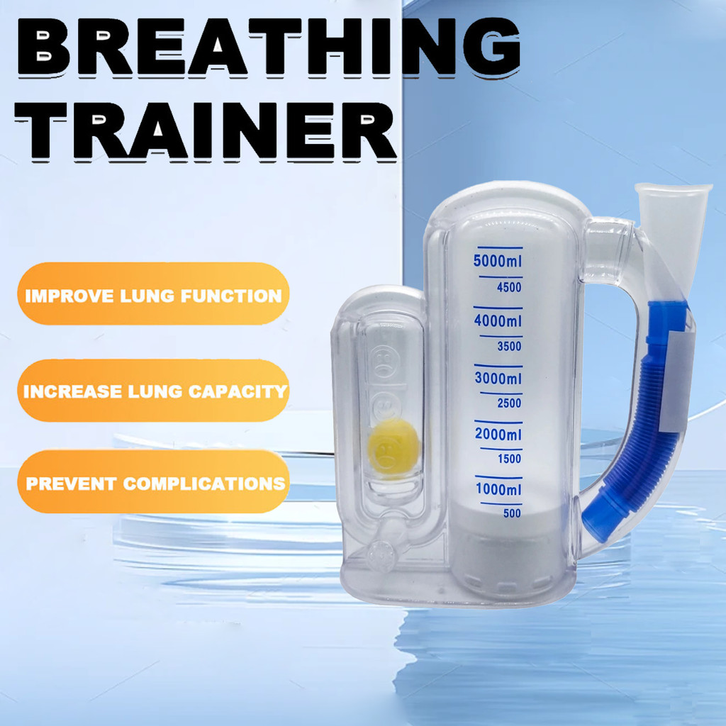 Brand New Incentive Spirometer 5000ml Deep Breathing Exerciser Lung ...