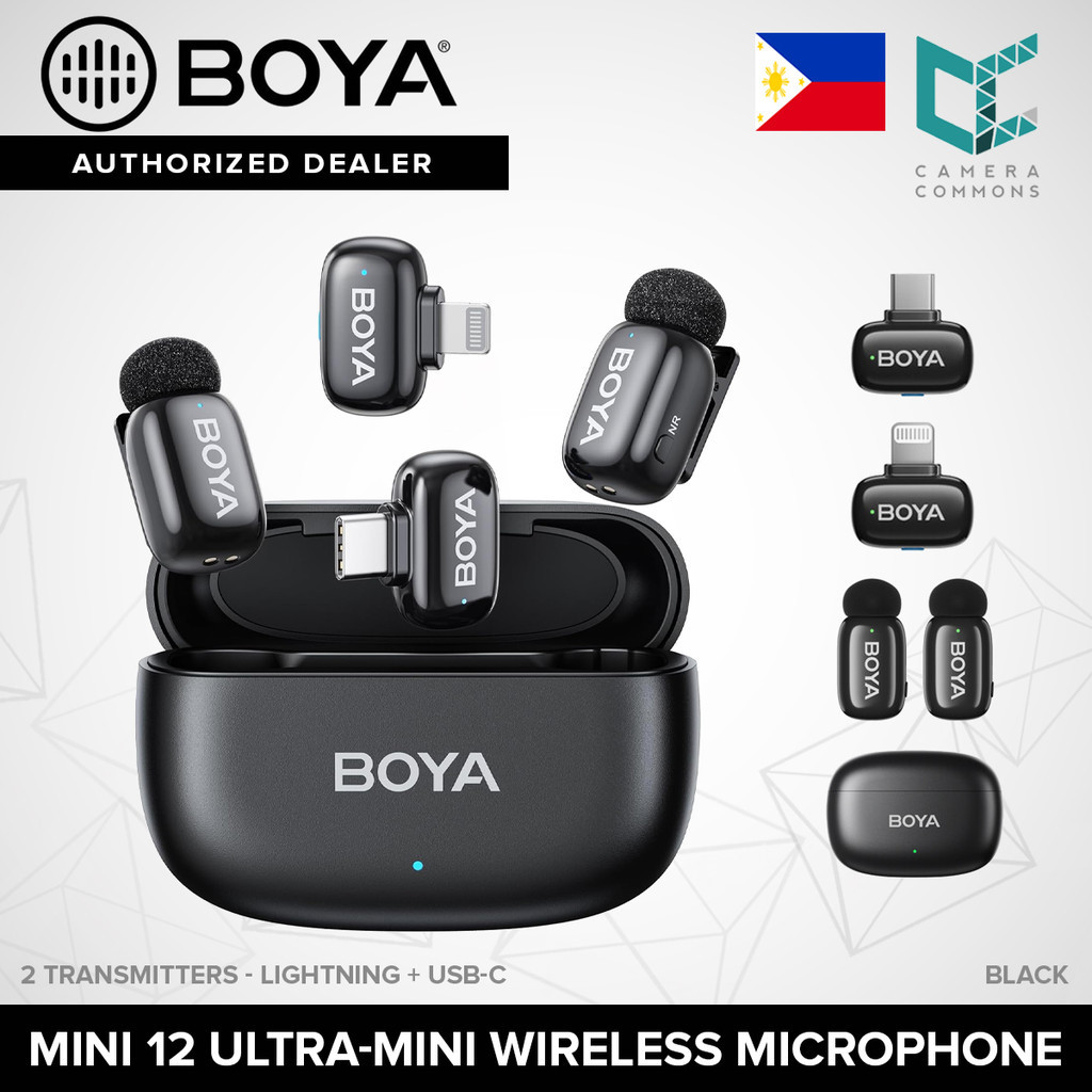 BOYA Mini Ultra-Mini Wireless Microphone System Tiny for Smartphone ...