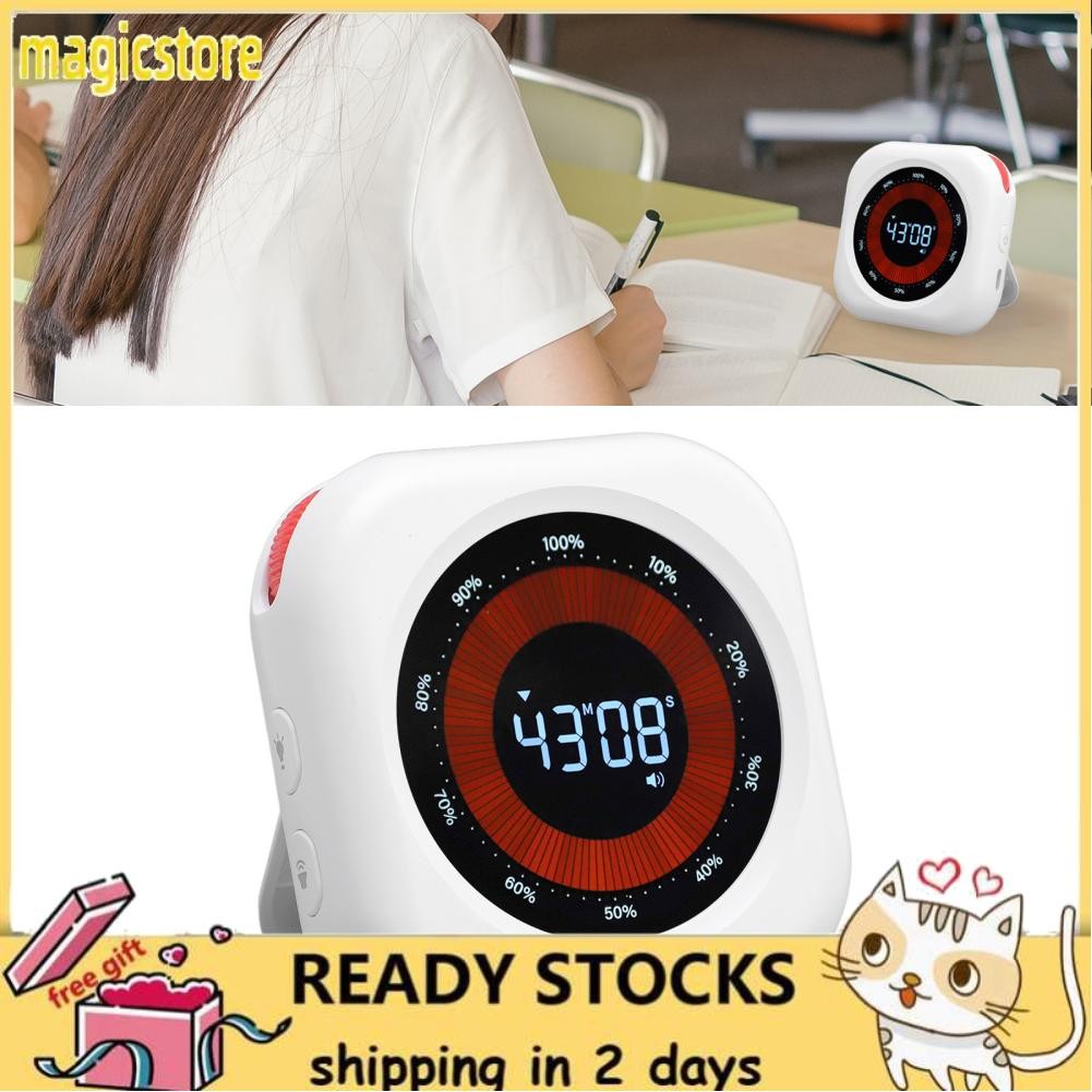 Magicstore Digital Visual Timer Magnetic Countdown & Count up Clock Silent Kitchen Gym ...