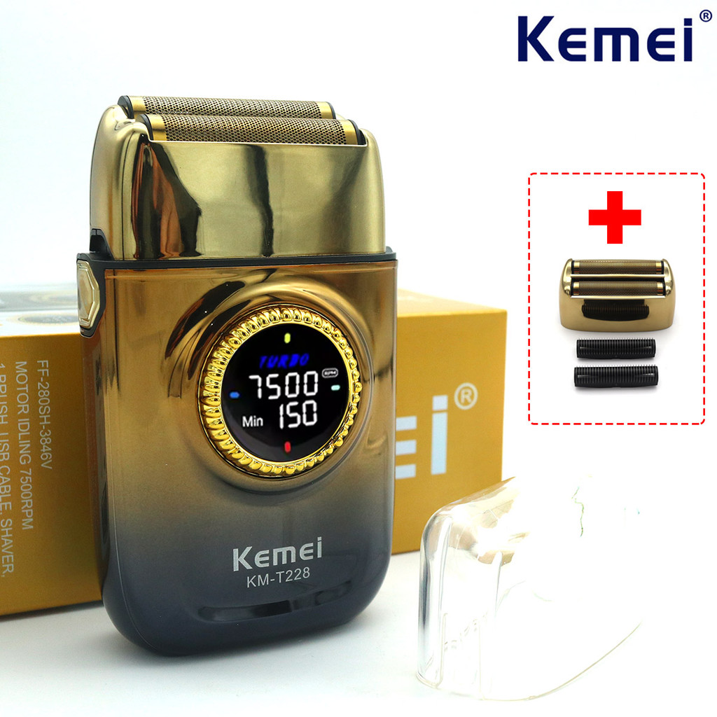 kemei Professional Reciprocating Shaver turbo High Speed Mode USB Fast ...