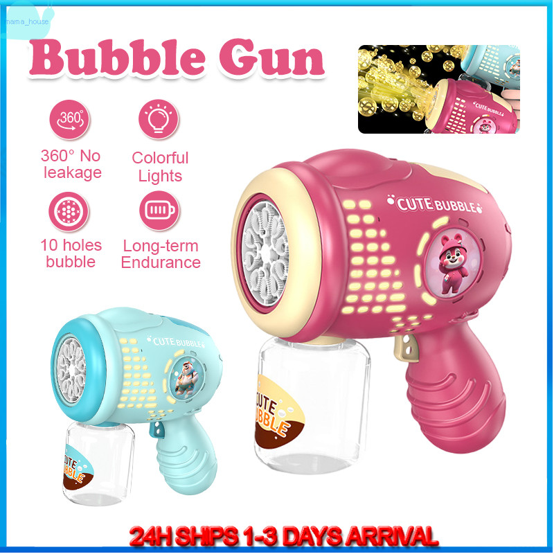 Bubble Gun Integrated Bubble Liquid Charging Electric Launcher Machine ...