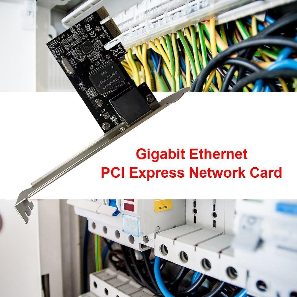10/100/1000Mbps Gigabit Ethernet PCI Express Network Card PCIe RJ45 LAN ...
