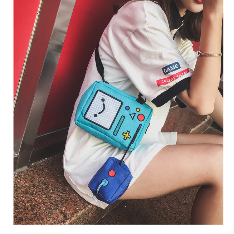 Adventure Time Fanny Pack BMO Couples Cross-Chest Phone Bag | Shopee ...