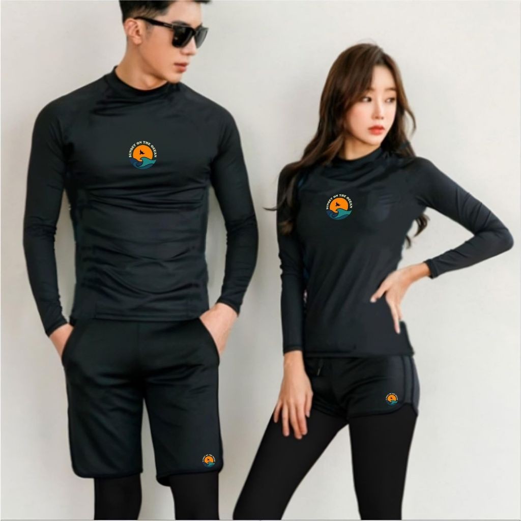 TERNO RASH GUARD (RASH + SHORTS) with PRINTS - GOODQUALITY | Shopee ...