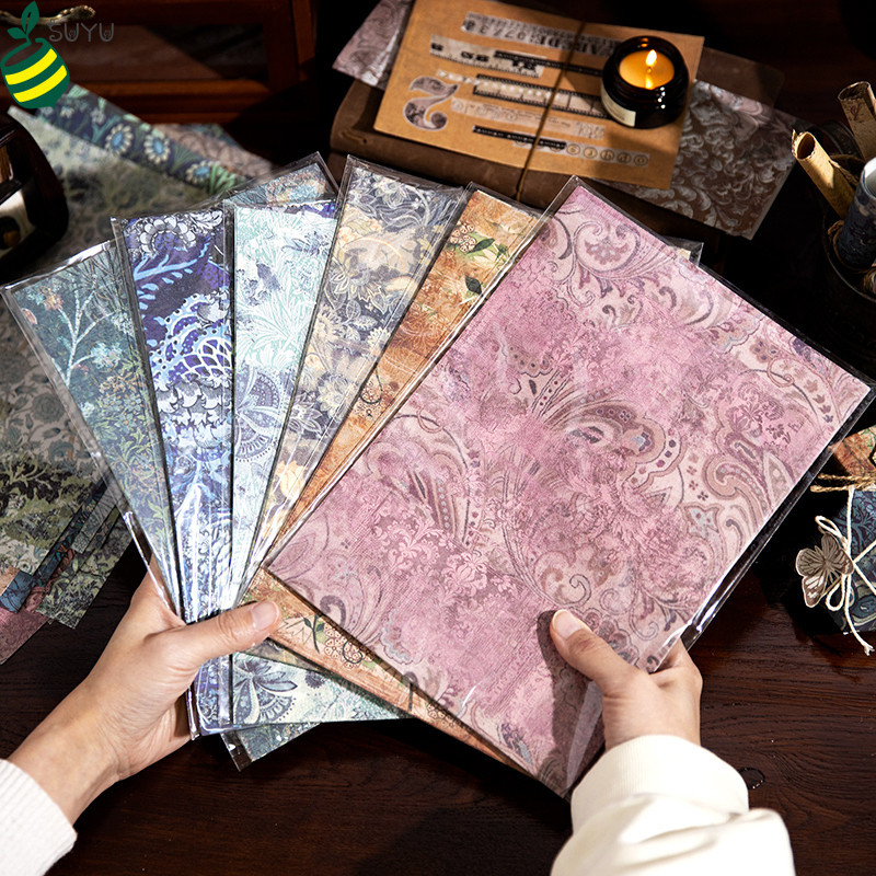 20 Sheets [Relic series] Vintage Journal Material Paper Light Paper ...