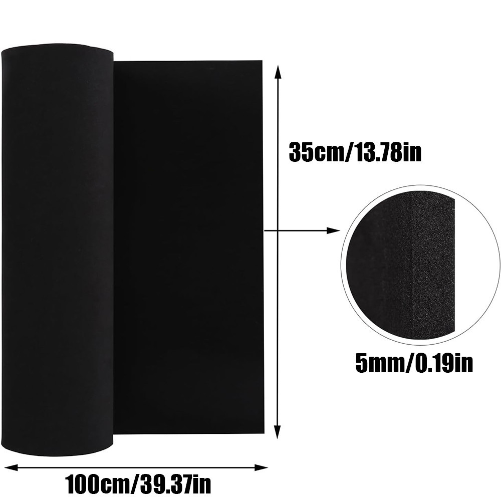 Premium Cosplay EVA Foam Sheet,1mm to 10mm Thick, Black Foam Sheets ...