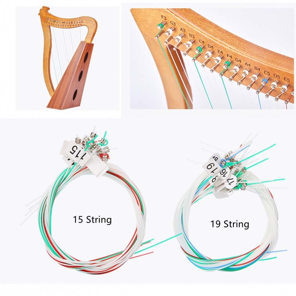 Long lasting Nylon Strings for Lyre Harps Maintain Consistent Tone and ...