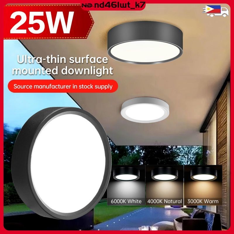 Modern 3 Color LED Light 220V LED Ceiling Light Downlight Ultra Thin ...