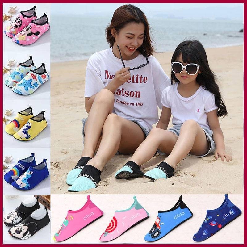 Ready Stock Hot-selling Children's Beach Shoes Cartoon Anime Pattern ...