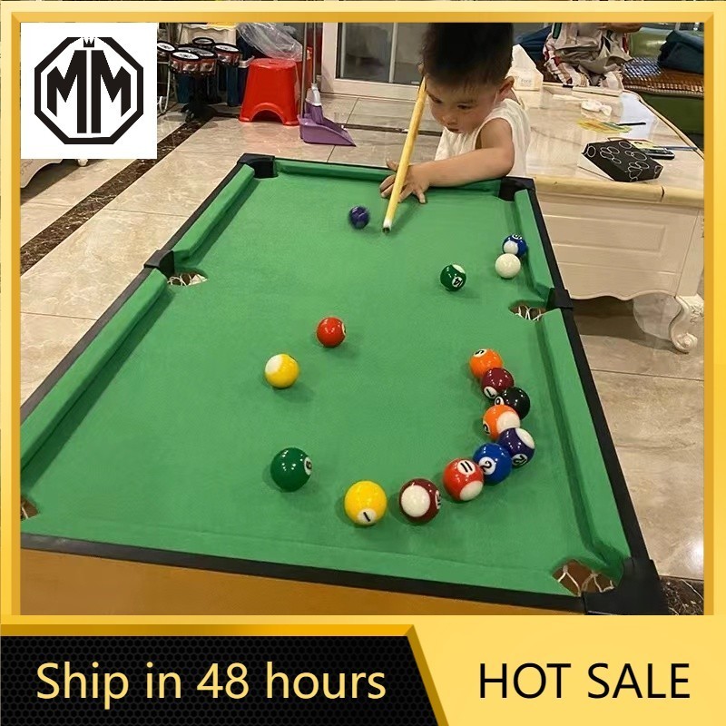 New 36x20 Inches Mini Billiard Table For Kids Wooden Tabletop Pool ...