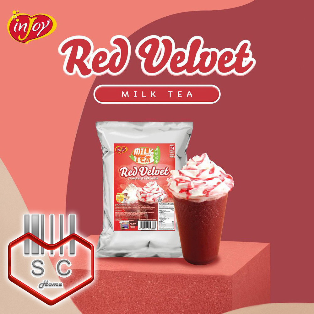 Injoy Red Velvet Milk Tea 500g | Shopee Philippines