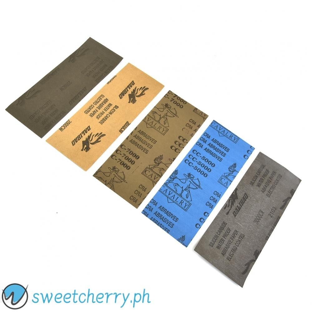 Sandpaper Assortment Grit 2000 2500 3000 5000 7000 5pcs for Wet and Dry ...