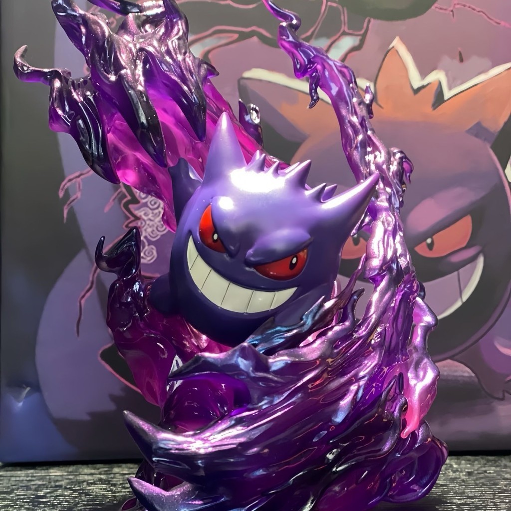 Model Pokémon Ghostcrawler Gengar 19cm Height Figure Model Anime ...