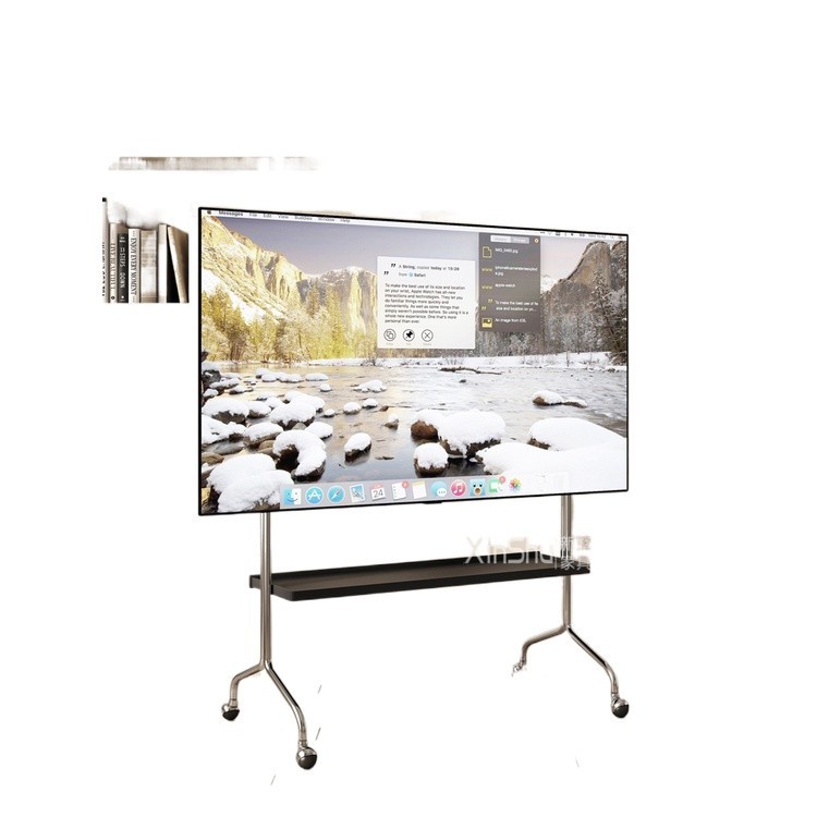 Medieval stainless steel screen shelf ♣ Vincent Movable TV stand ...