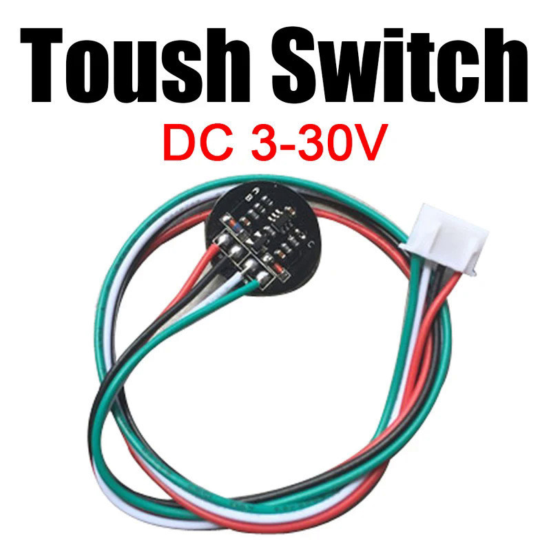 DC 3V-30V Capacitive Touch Switch Module Latch / Jog Trigger Action ...