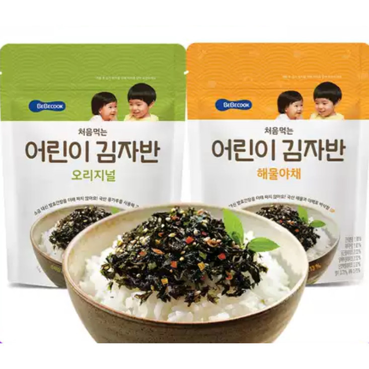 Bebecook Korea Baby kids Seaweed Rice Seasoning 12+months | Shopee ...