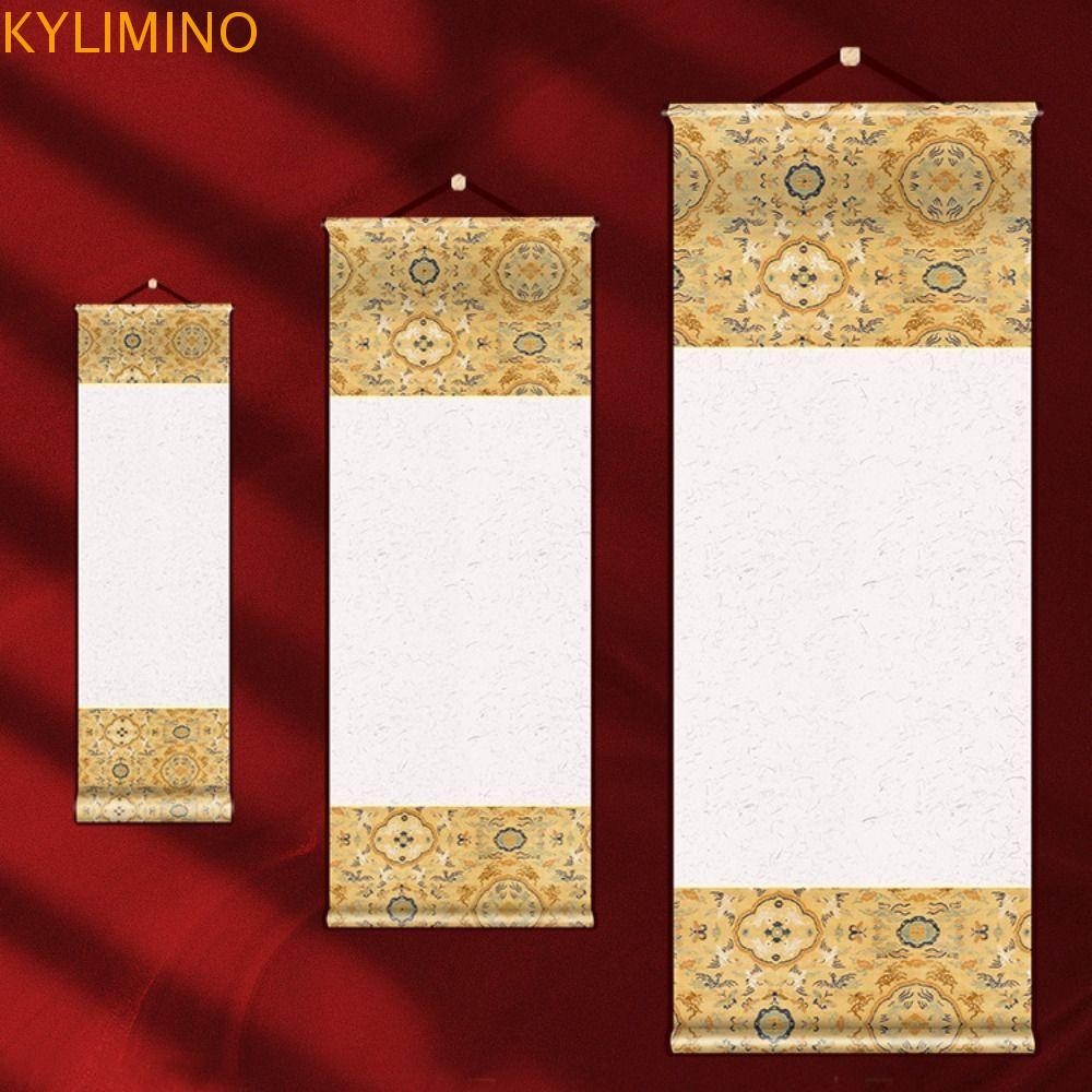 KYLIMINO Vintage Rice Paper Scroll, Painting Drawing Paper Self-made ...