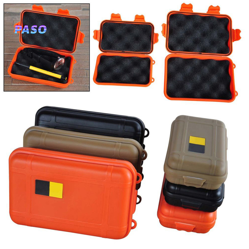 PAS-Outdoor Waterproof Shockproof Storage Survival Container Airtight ...