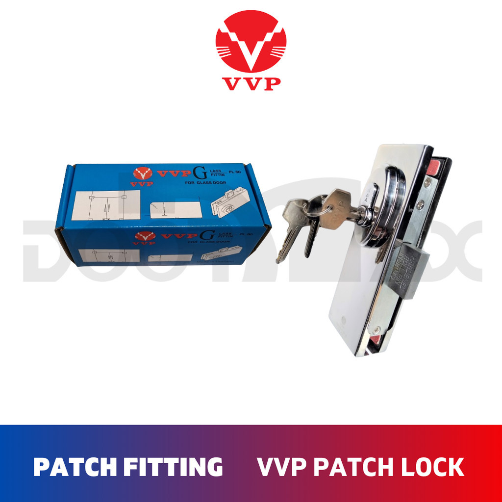 VVP Stainless Steel Patch Lock Fitting for Glass Door | Shopee Philippines