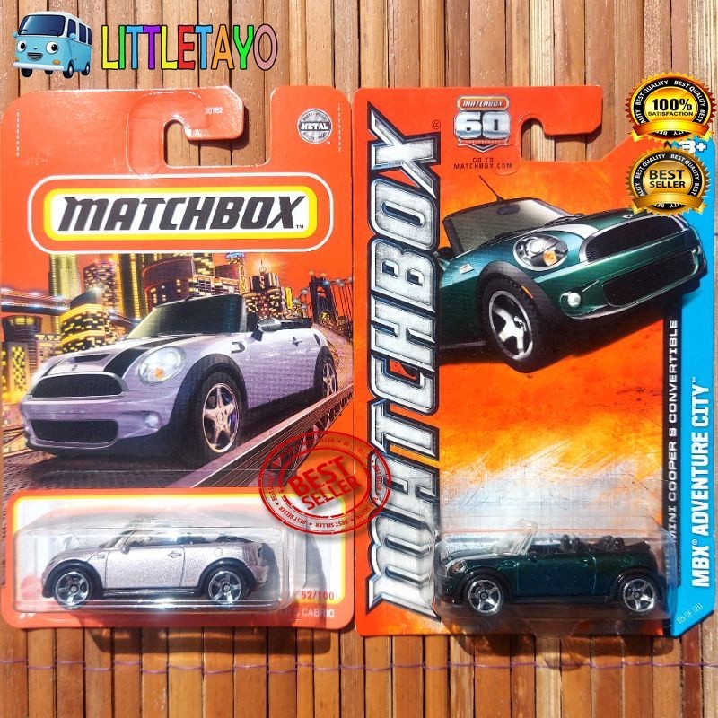 HIJAU UNGU Matchbox 2010 Mini Cooper S Cabrio Convertible 2013 Green ...