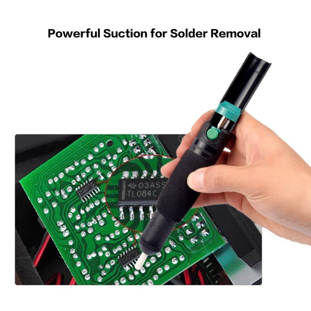 ABS Powerful Desoldering Pump Suction Tin Vacuum Soldering Iron Desolder Gun Soldering Sucker ...