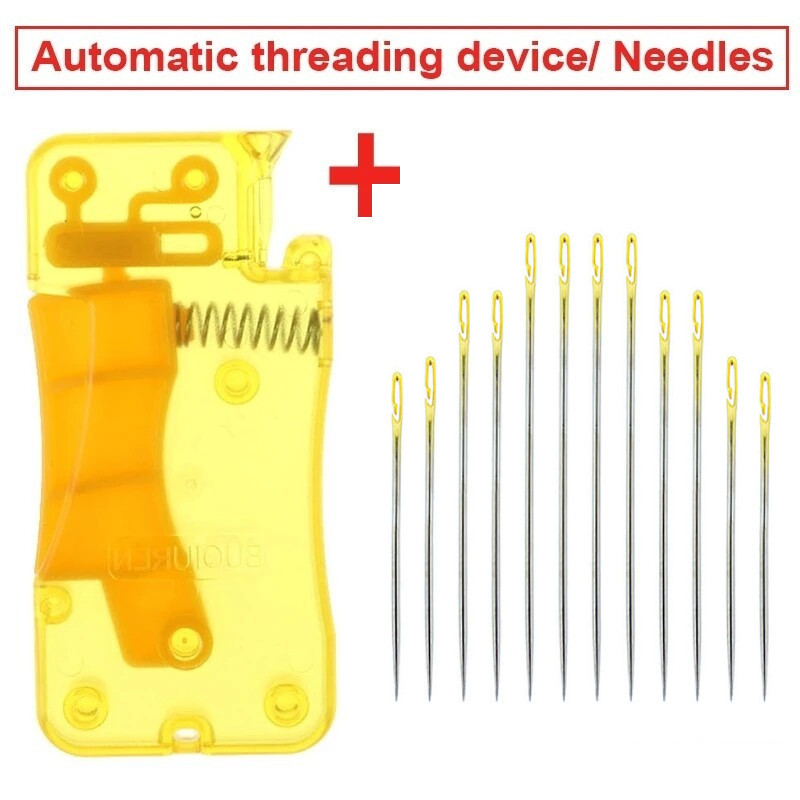 Automatic Needle Threader Hand Sewing Needle Device Stitch Insertion ...