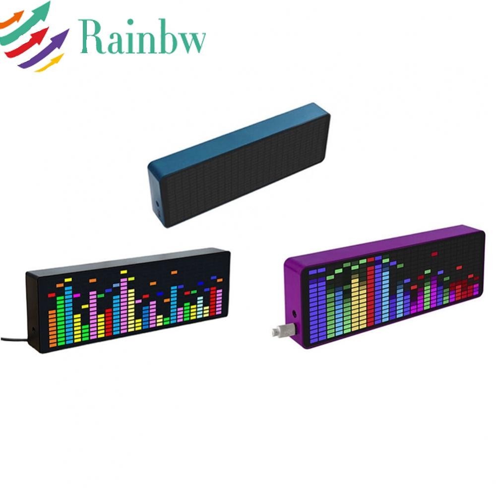 Music Spectrum Indicator VU Meter with RGB LED Display and Audio Level ...