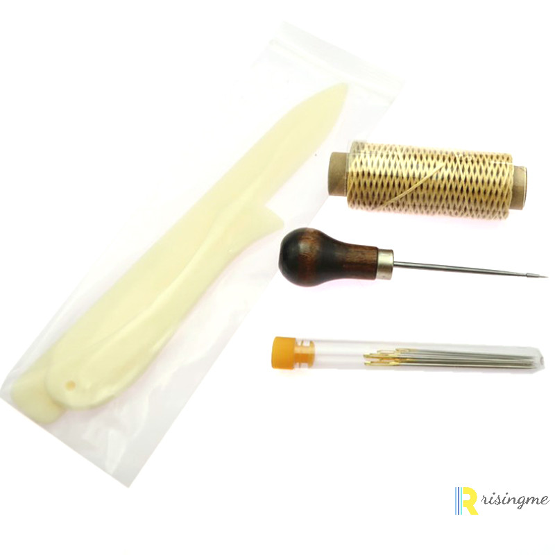 [Risingme] 11 Leather Craft Bookbinding Kit Starter Tools Set Bone ...