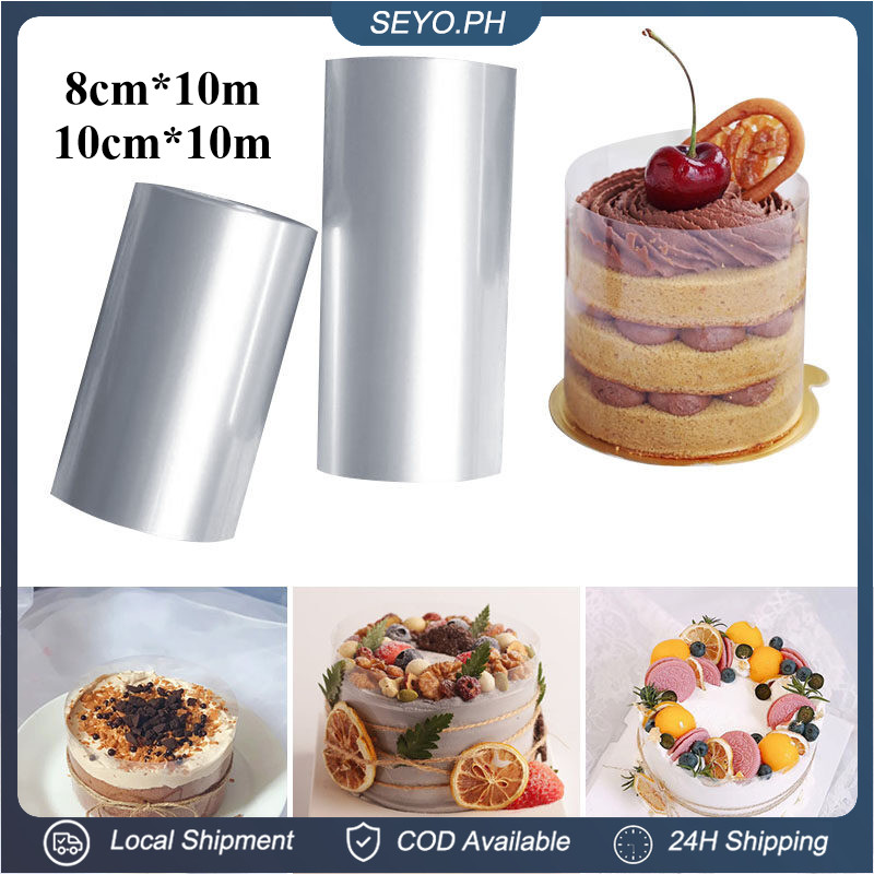 8/10cm Acetate Cake Kitchen Clear Film Collar Transparent for Cake ...