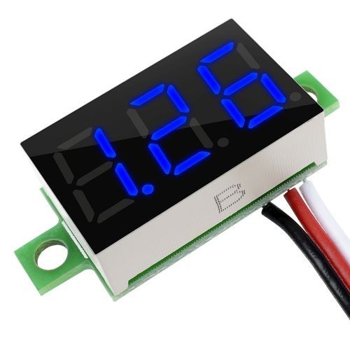 Pcbfun DC Voltage Display Mini Digital Voltmeter 0.36 Inch Three-Wire ...