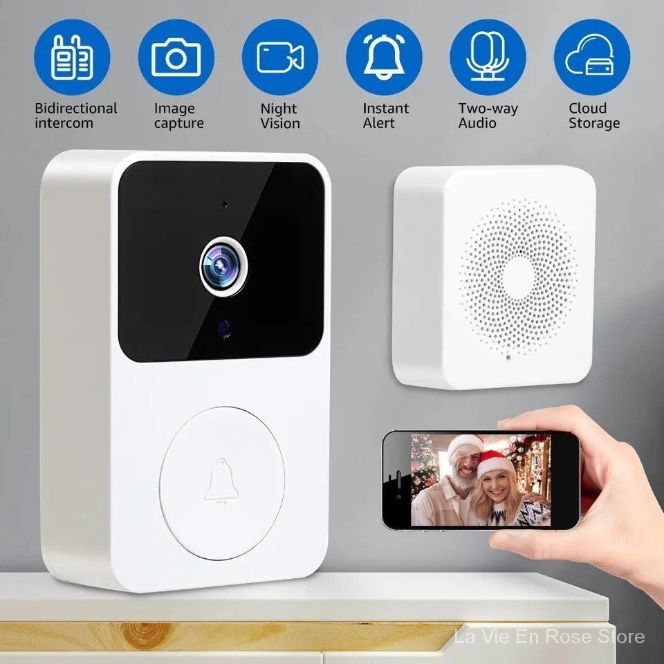 Home Security Camera Smart Wireless Remote Video Wifi Rechargeable ...