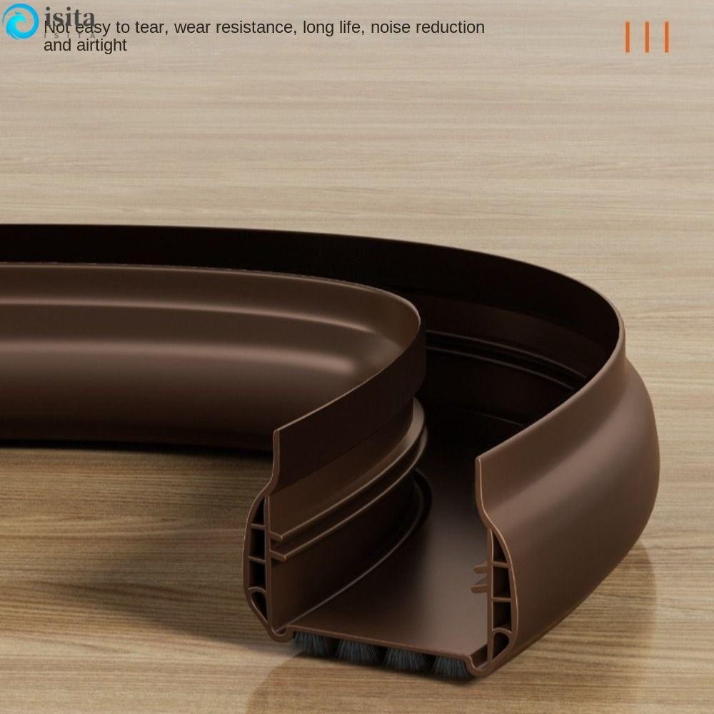 ISITA Door Bottom Seal, Self-Adhesive Wool with Seam Door Draft Stopper ...