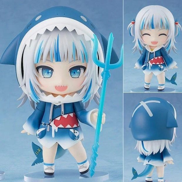 Virtual Idol Nendoroid 1688# Hololive Gawr Gura Action Figure Figma#602 ...