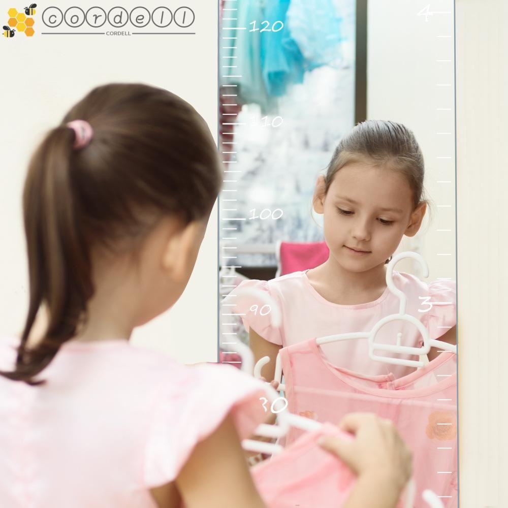 CORDELL Puzzle Mirror Growth Chart, Acrylic Foldable Kids Height Mirror ...