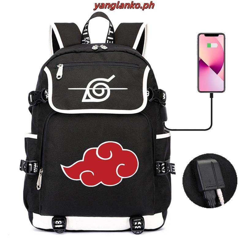 Naruto school bag Uchiha Sasuke Itachi Uzumaki Naruto male and female ...