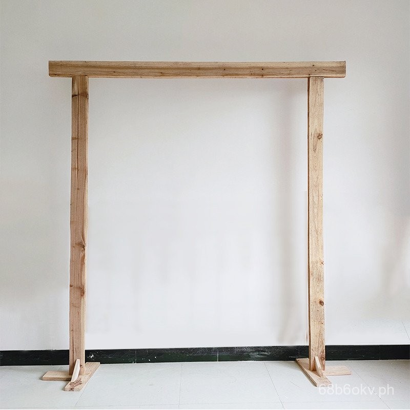 Wedding Geometric Arch Solid Wood Square Arch Flower Stand Opening ...