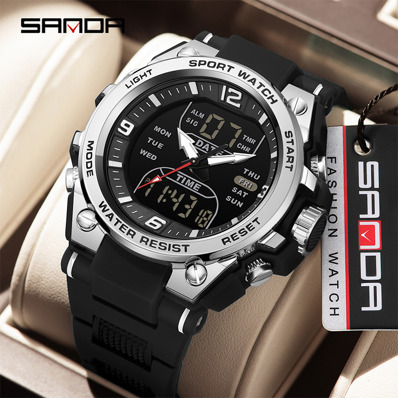 SANDA New Multifunctional LED Outdoor Luxury Military Trend Fashionable ...