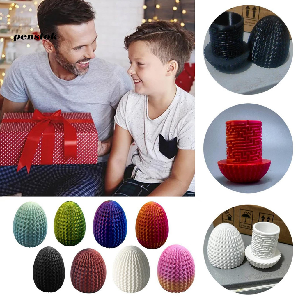 PEN| Problem-solving Storage Box Maze Egg Puzzle Toy Dragon Egg 3d ...