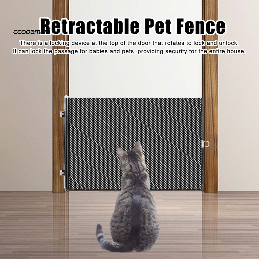 ccooamani| Space-saving Retractable Door Retractable Mesh Gate ...