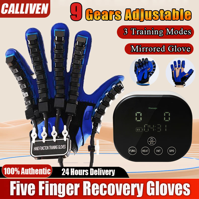 Rehabilitation Train Gloves Stroke Hemiplegic Finger Therapy Trainer ...