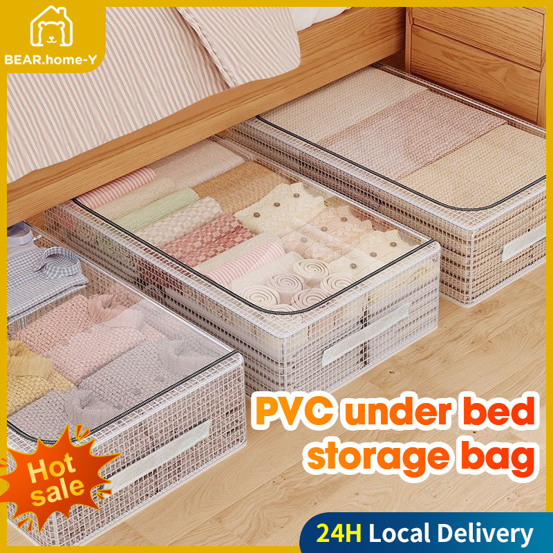 PVC under bed storage box Clothing storage and organizing box ...