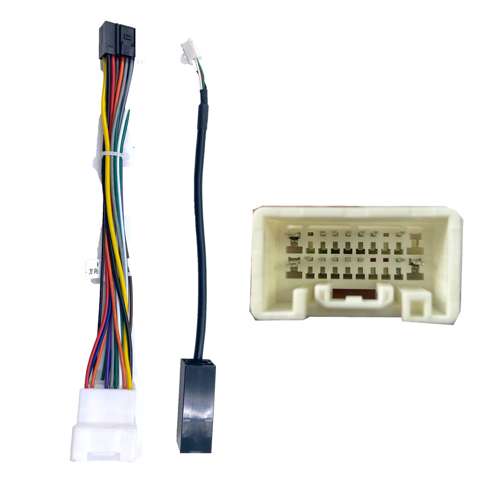 STAPON car stereo head unit power harness power cord 16pin for ...